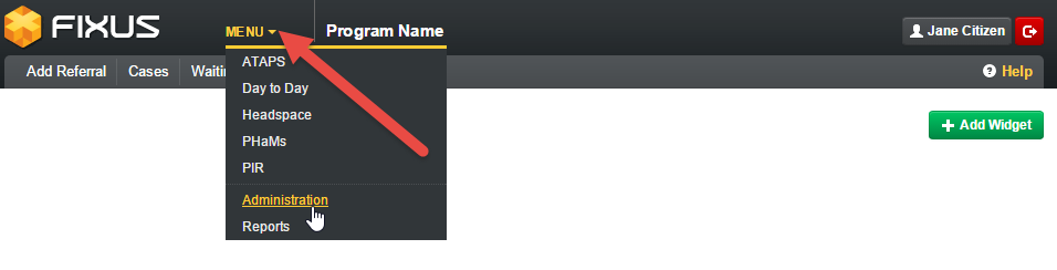 Administration – Getting Started – Fixus Technologies Documentation