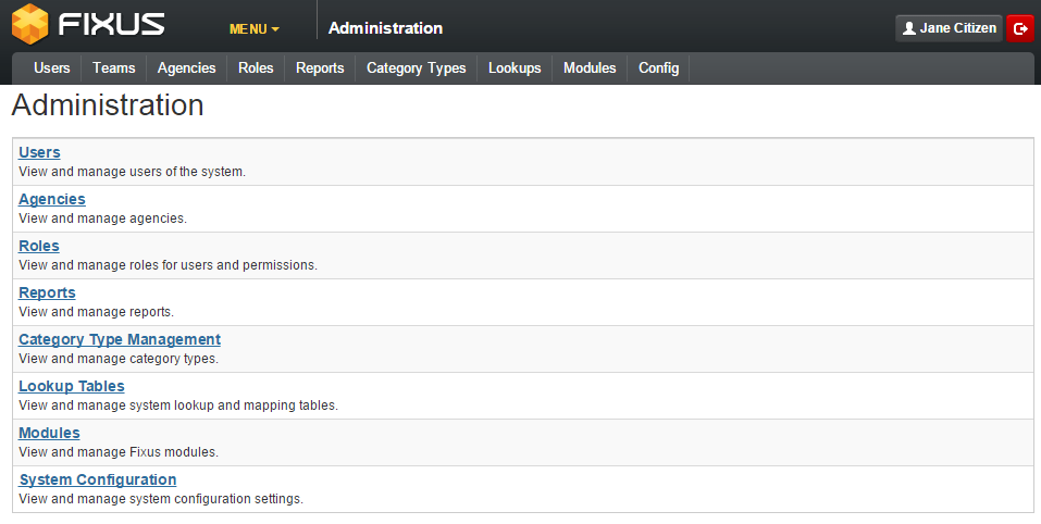 Administration – Getting Started – Fixus Technologies Documentation