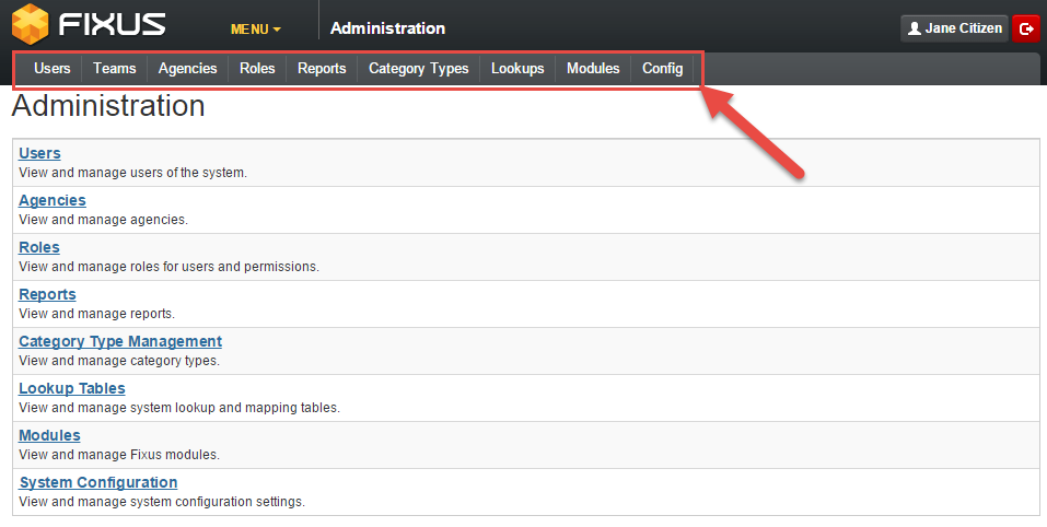 Administration – Getting Started – Fixus Technologies Documentation